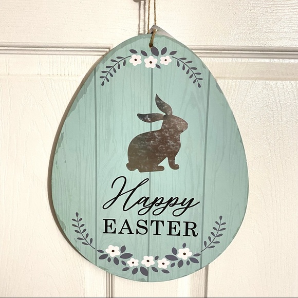 Wall Decor | Rustic Farmhouse Happy Easter Wall Sign Home Office Decor ...